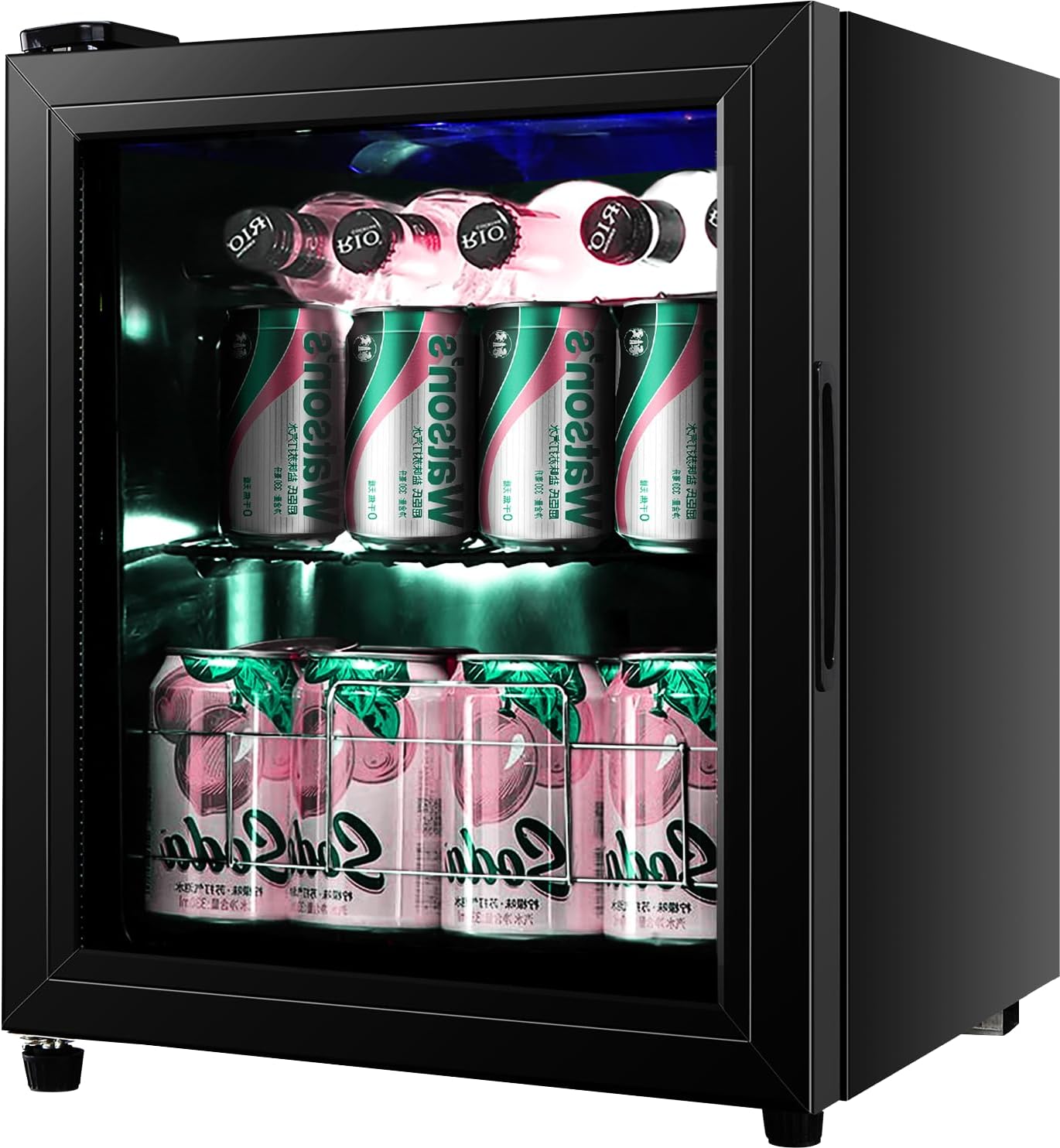 Beverage Refrigerator Mini Small Fridge 75 Cans Drink/Wine/Beer Cooler ...