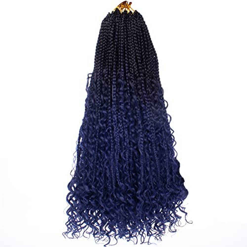 Beverlee 24 Inch 8 Packs Boho Box Braids Goddess Box Braids Crochet ...
