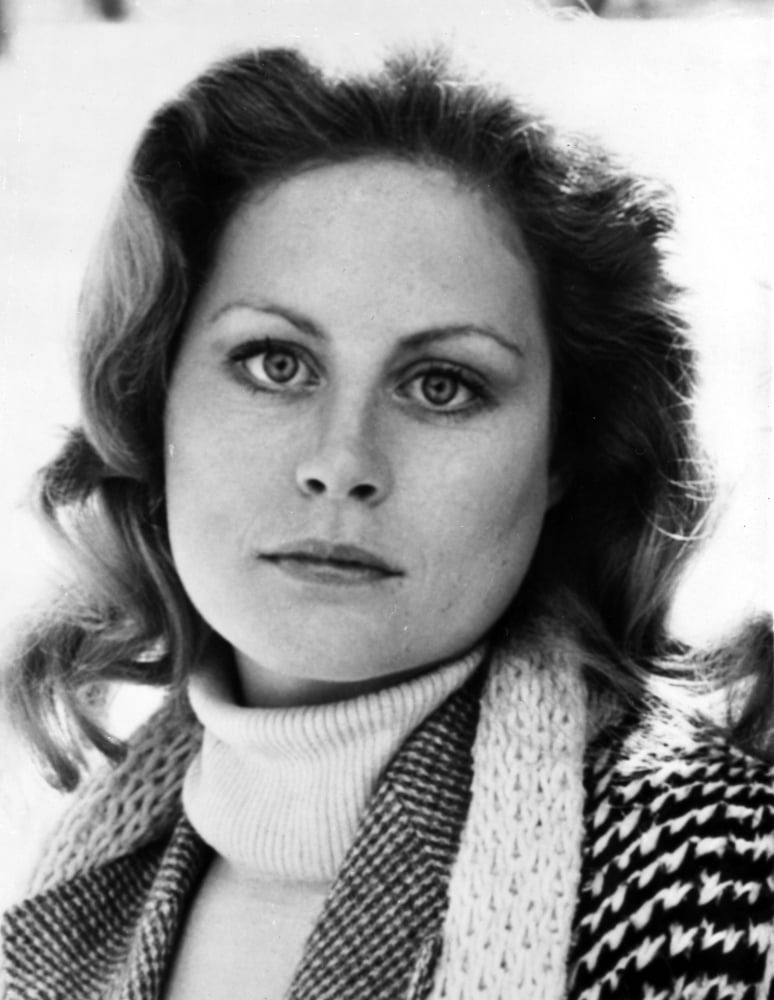 Beverly D'angelo wearing Sweater with Scarf Close Up Portrait Photo ...
