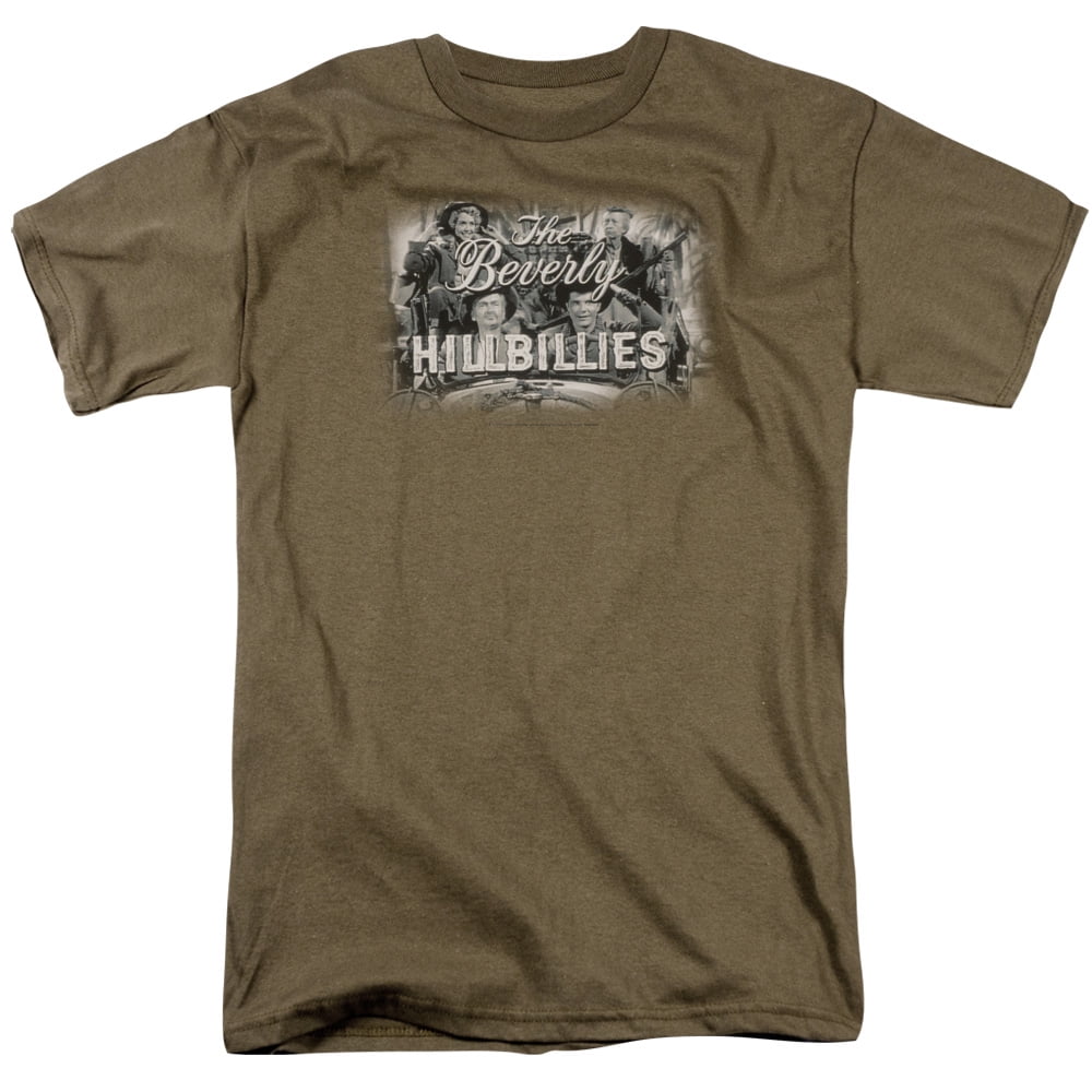 Beverly Hillbillies Men's Beverly Hillbillies Logo T-shirt Large Grey ...