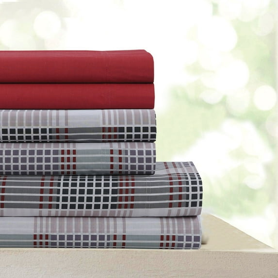 Beverly Hills 600 Thread Count Egyptian Cotton Breathable 6 Piece Sheet ...