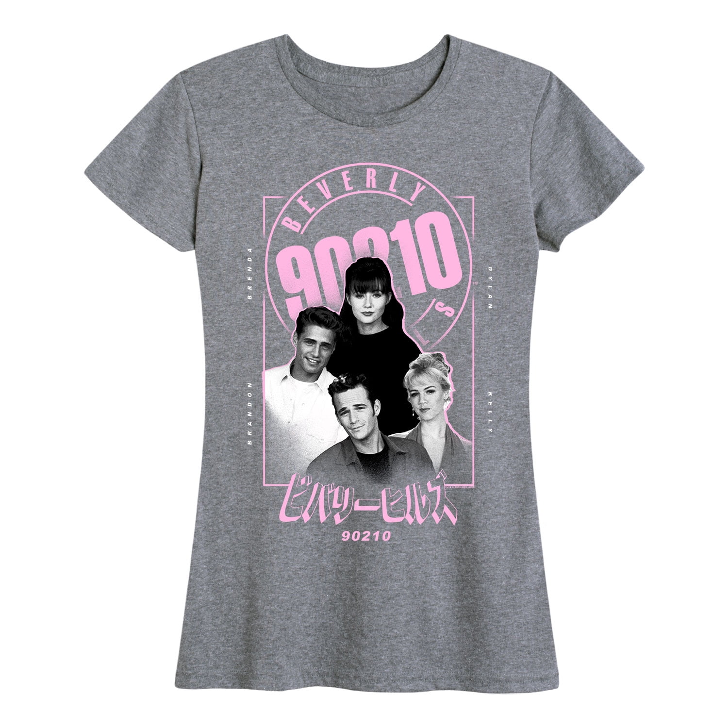 Beverly Hills 90210 - Kanji - Women's Short Sleeve Graphic T-Shirt ...