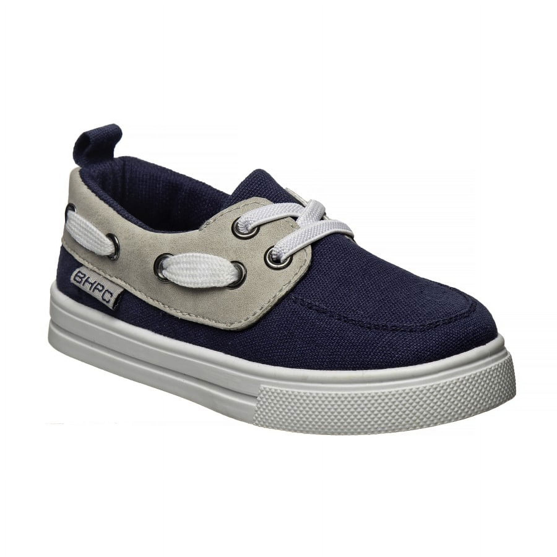 Beverly Hills Boys boat shoe sneakers - Navy, 5 - Walmart.com