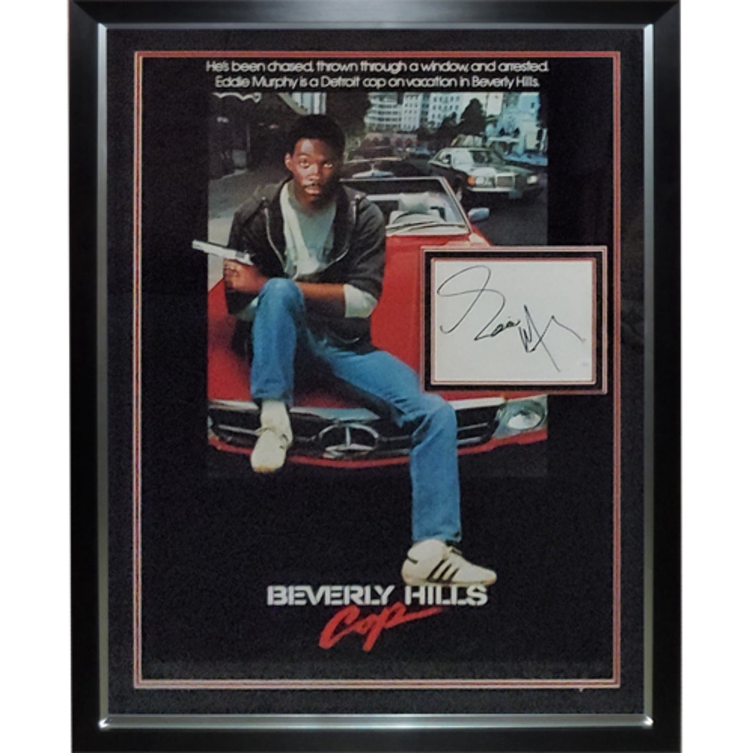 Beverly Hills Cop Full-Size Movie Poster Deluxe Framed with Eddie ...