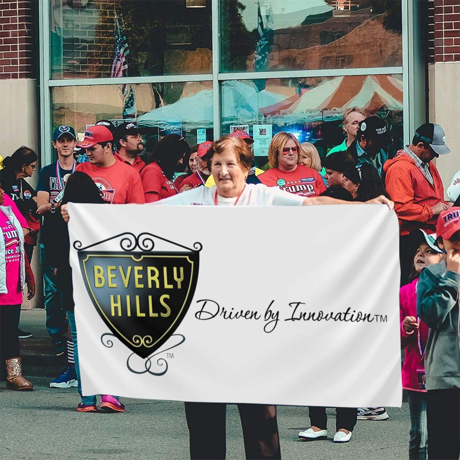 Beverly Hills Design Institute Logo Banner Breeze Flag Outdoor Flags ...