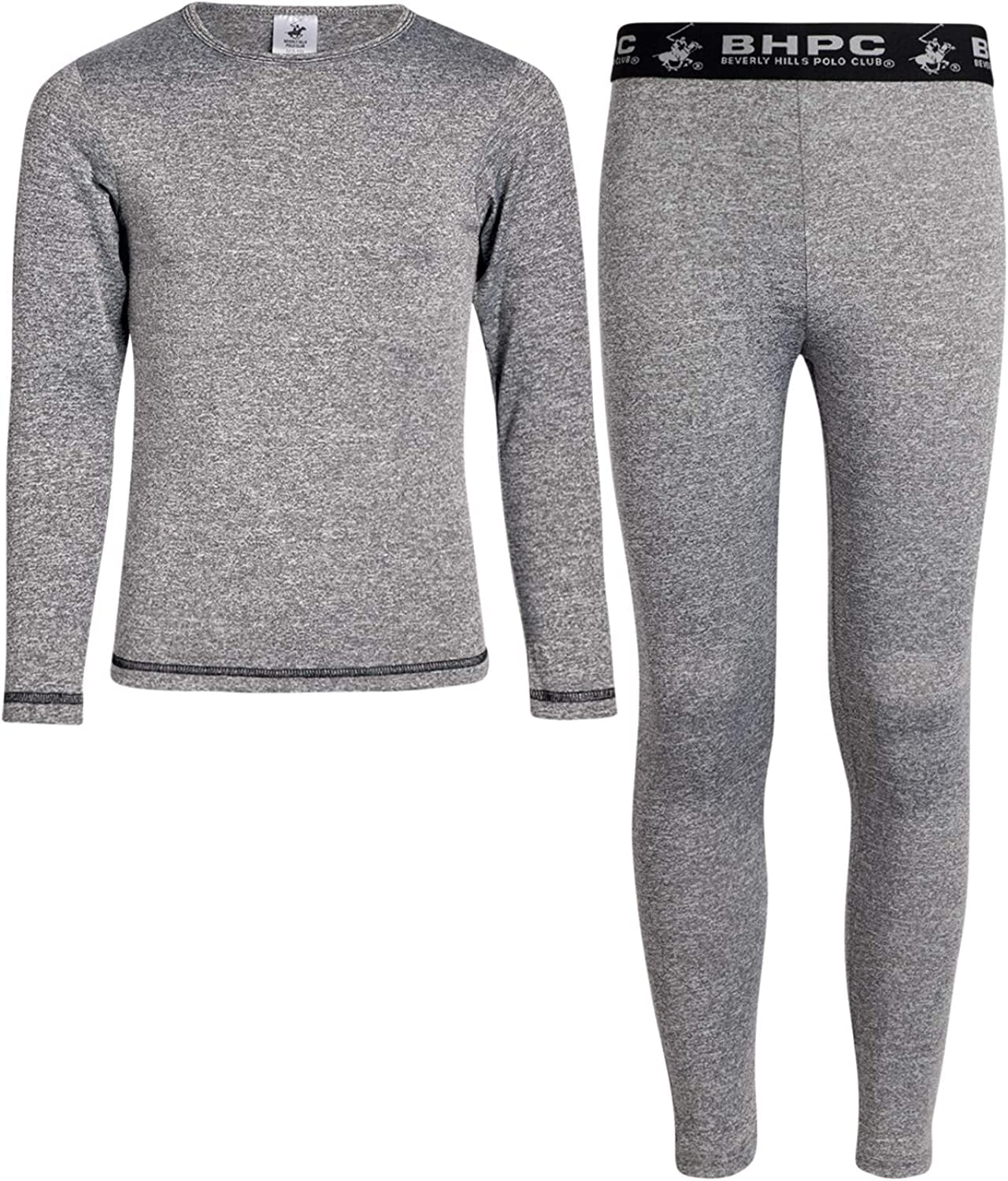 Beverly Hills Polo Club Boys 2-Piece Performance Thermal Underwear Base ...