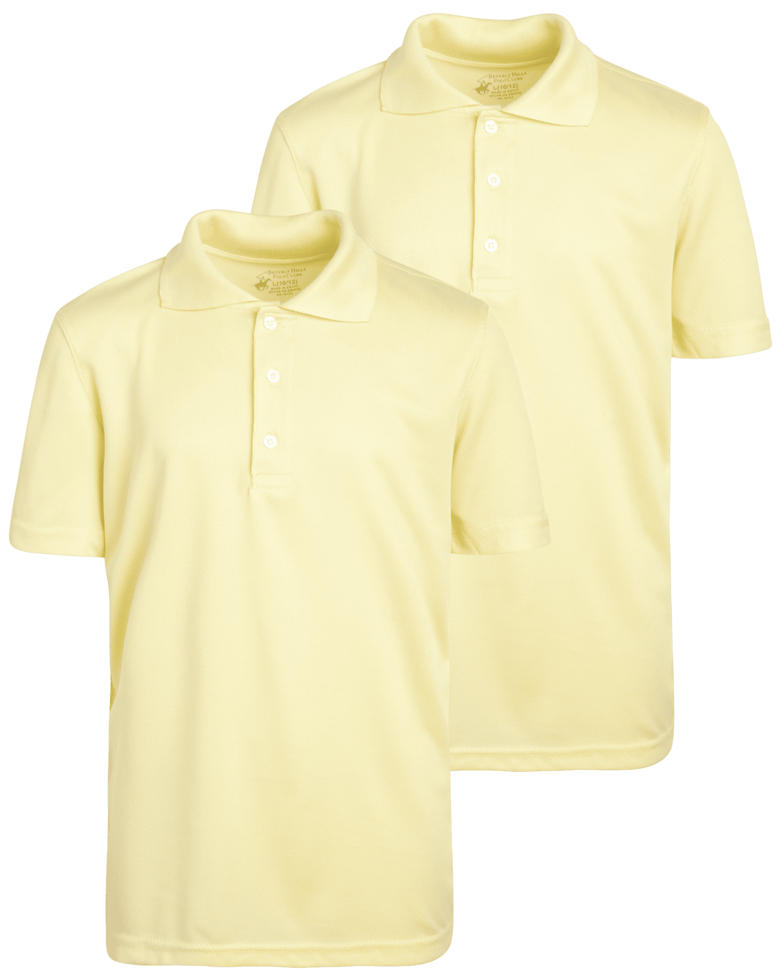 Beverly Hills Polo Club Boys' School Uniform Short Sleeve Polo Shirt ...