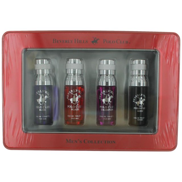 Beverly Hills Polo Club Cologne Collection, 4 Piece Mini Gift Set for ...