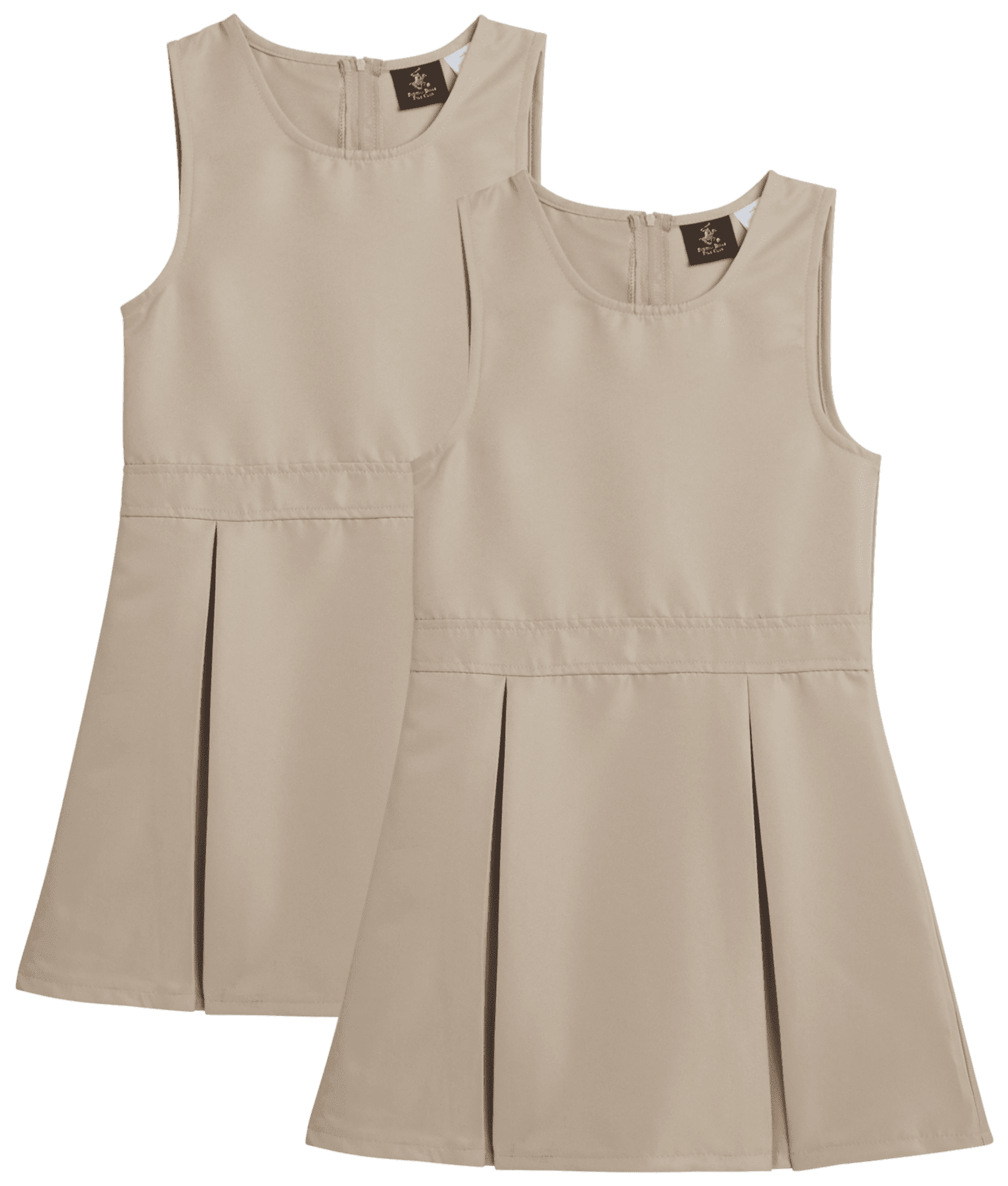 Beverly Hills Polo Club Girls School Uniform Dress - Sleeveless Pleated ...