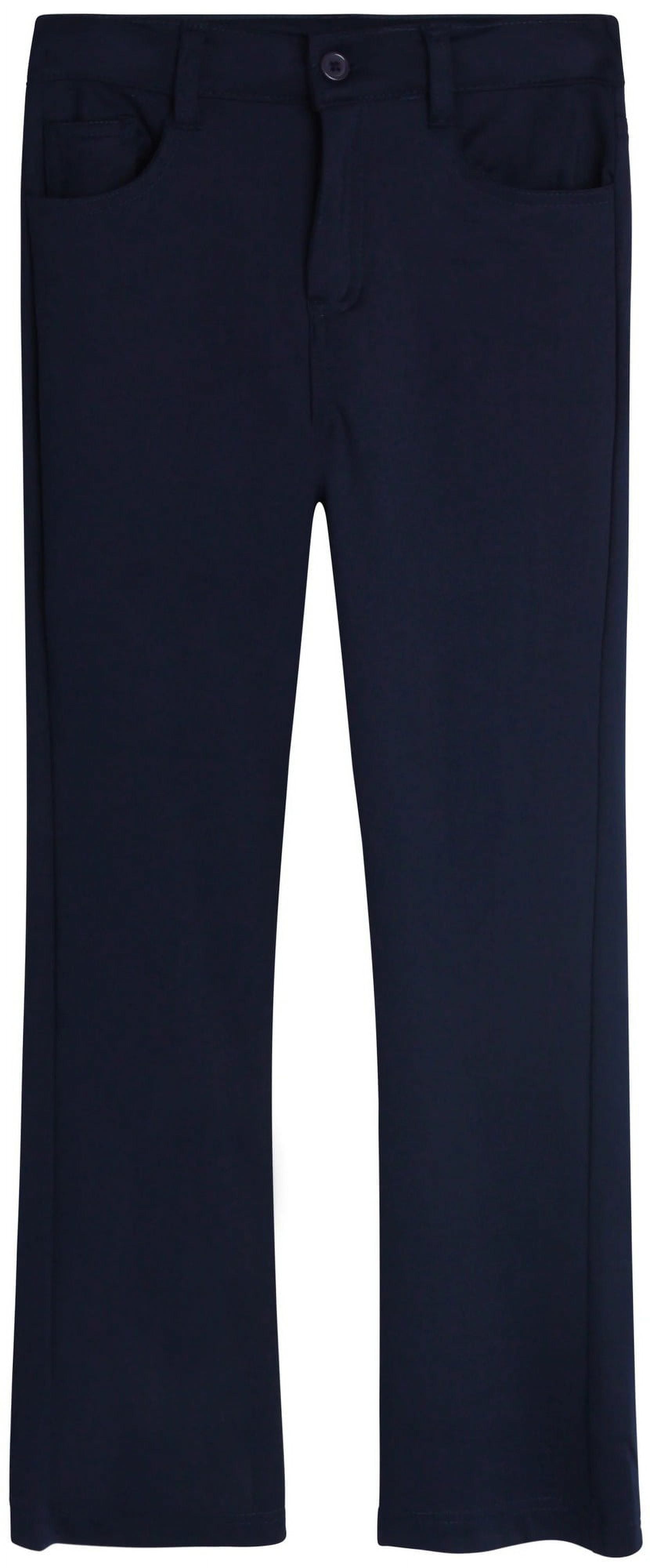 Beverly Hills Polo Club Girls' School Uniform Ponte Pants - 5 Pocket ...