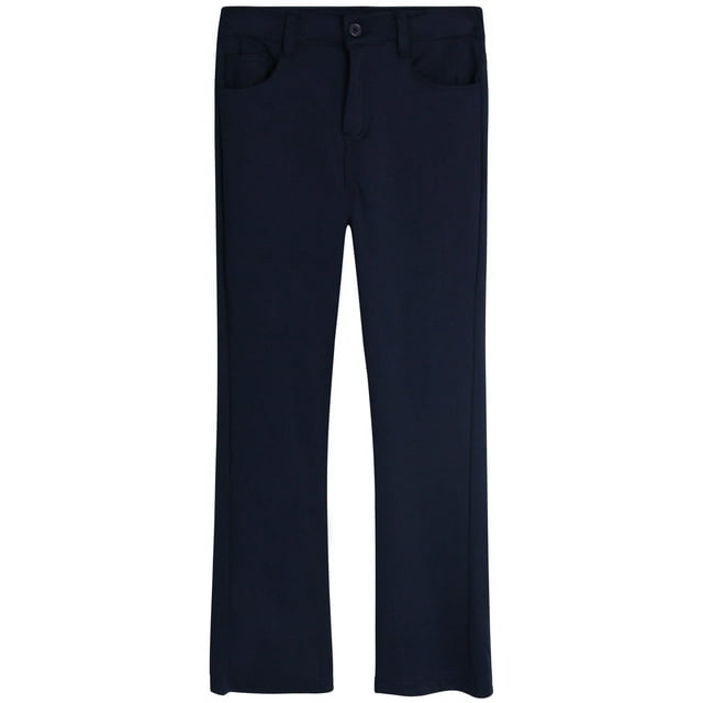 Beverly Hills Polo Club Girls' School Uniform Ponte Pants - 5 Pocket ...
