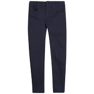 Real School Girls School Uniform Flat Front Low Rise Pants, Sizes 4-16 ...