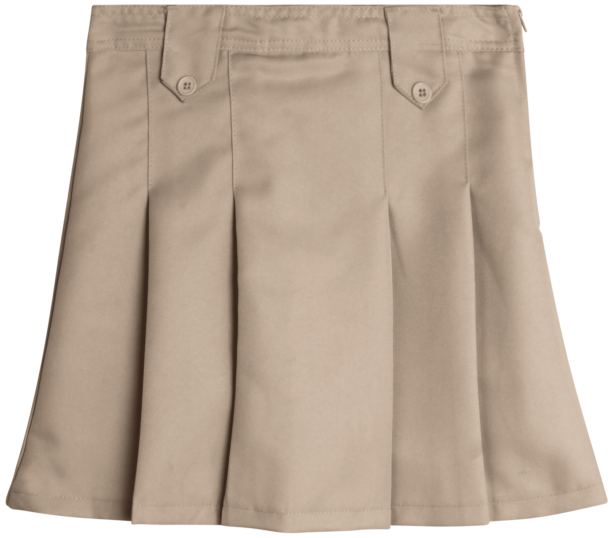 Beverly Hills Polo Club Girls School Uniform Skirt - Belted, Two Tab ...
