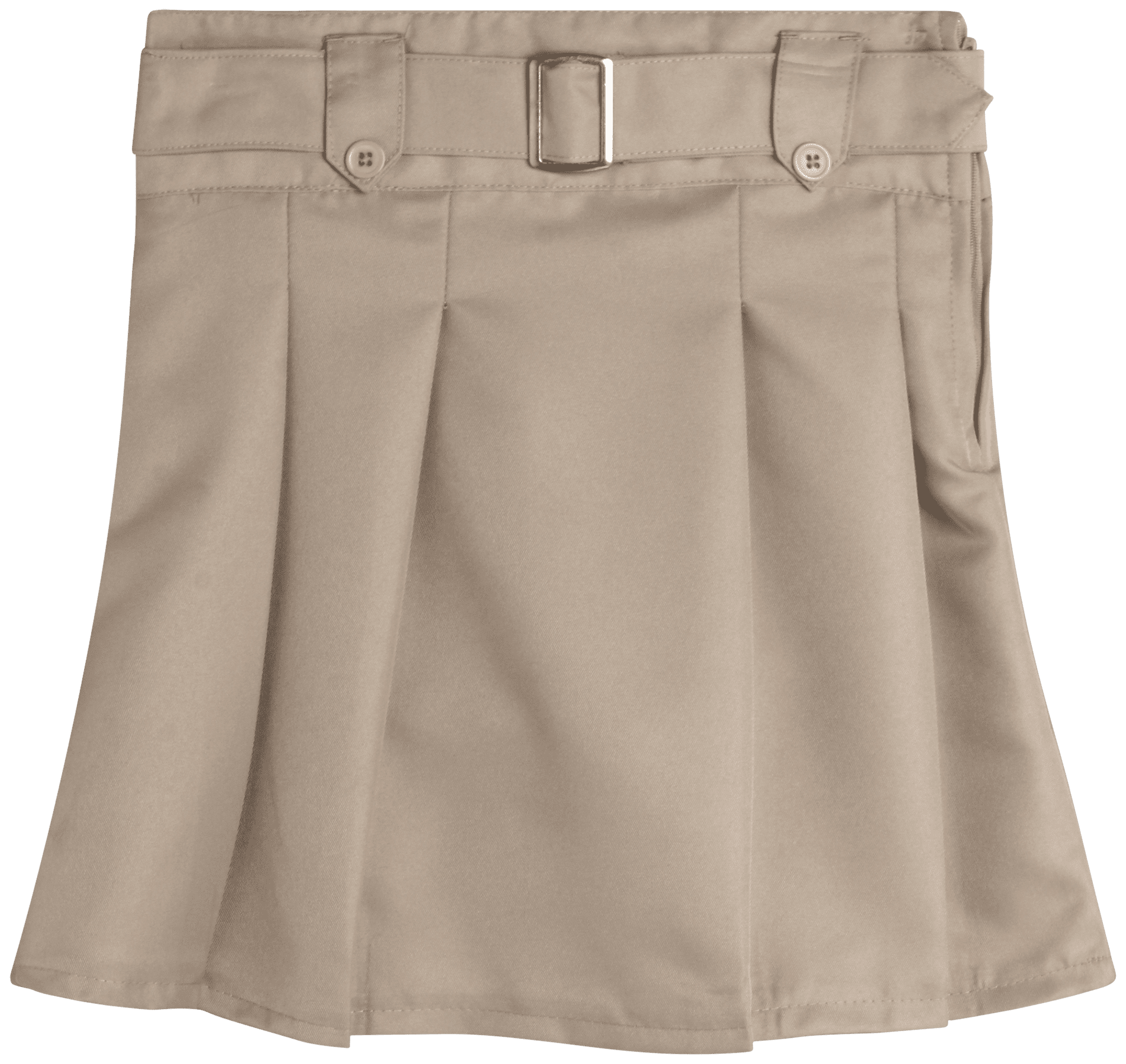 Beverly Hills Polo Club Girls School Uniform Skirt - Belted, Two Tab ...