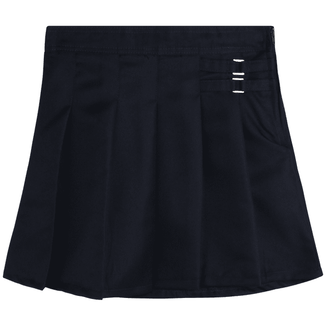 Beverly Hills Polo Club Girls School Uniform Skirt - Belted, Two Tab ... Beverly Hills Polo Club Girls School Uniform Skirt - Belted, Two Tab ...