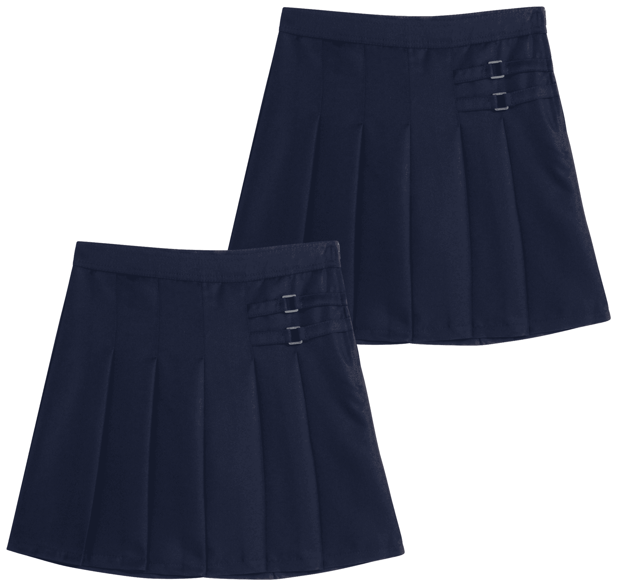 Beverly Hills Polo Club Girls' 2 Pack School Uniform Skort with Under ...