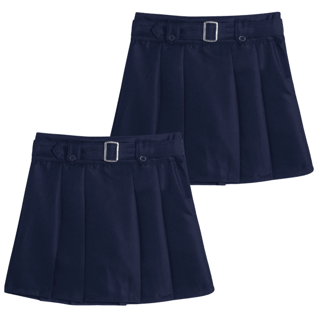 Beverly Hills Polo Club Girls' School Uniform Skort - Elastic Waist ...