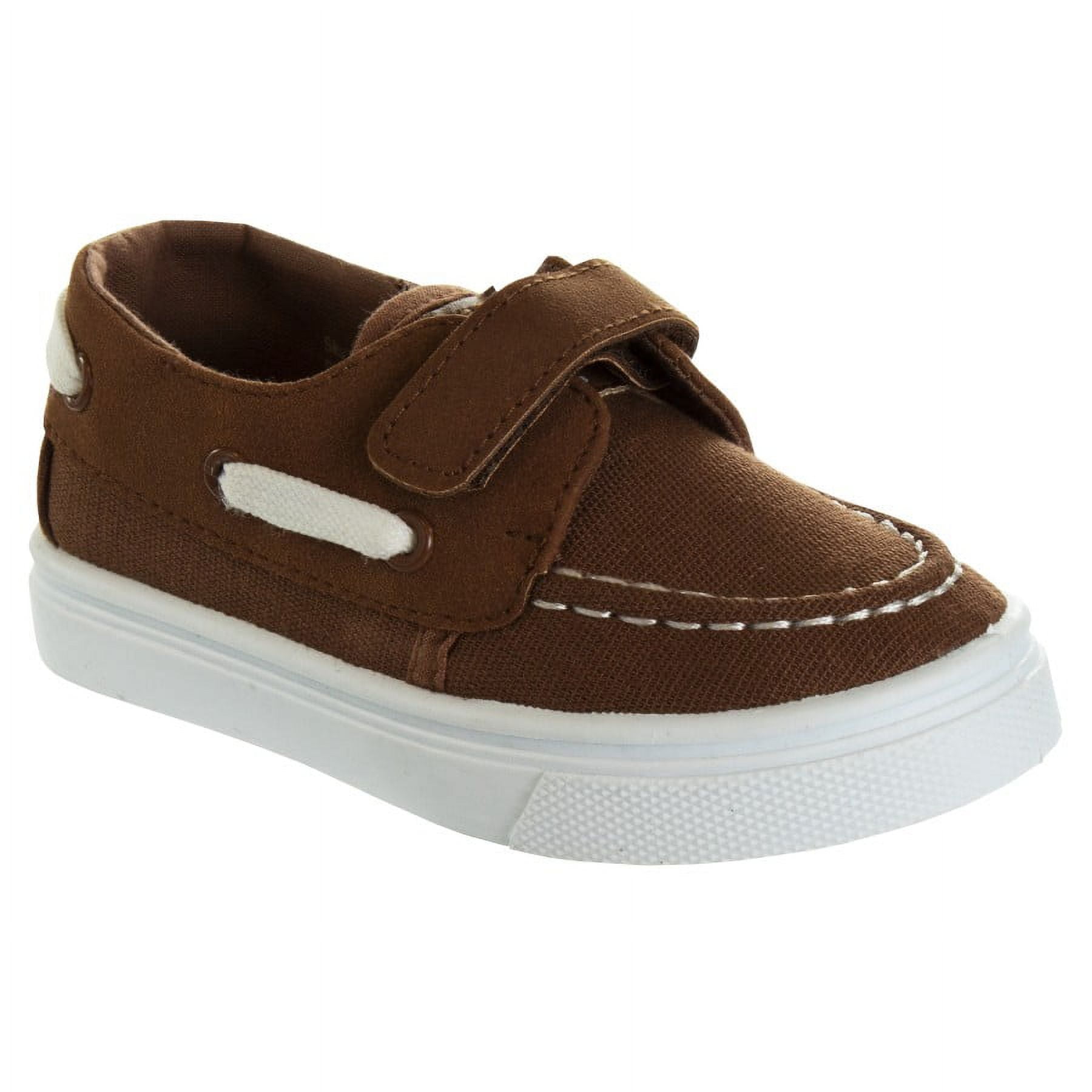 Beverly Hills Polo Club Hook & Loop Boys Fashion Sneakers (Toddler/Little Kids) - Tan, 5 ...