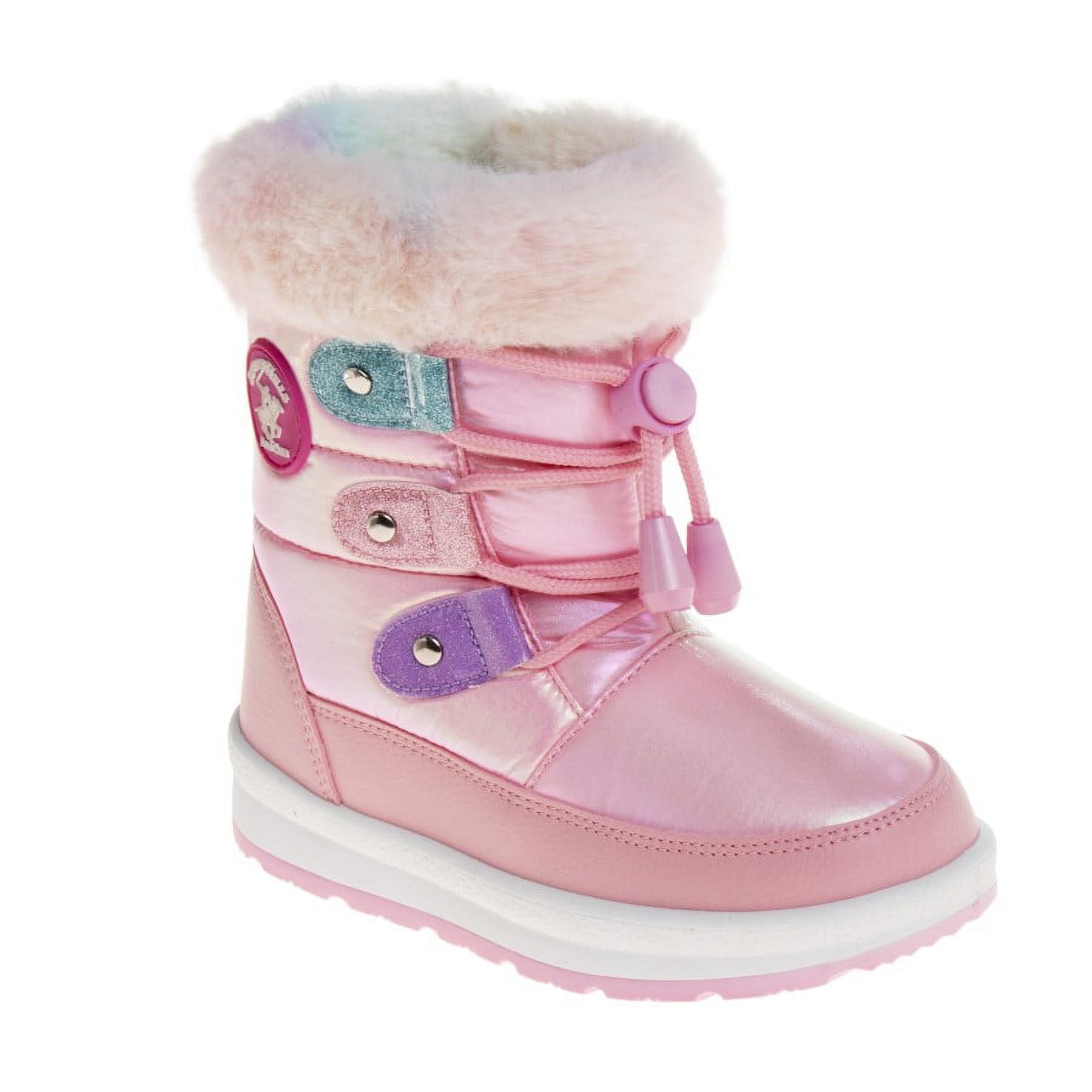 Beverly Hills Polo Club Kids Girls Snow Boots. Waterproof, Slip ...