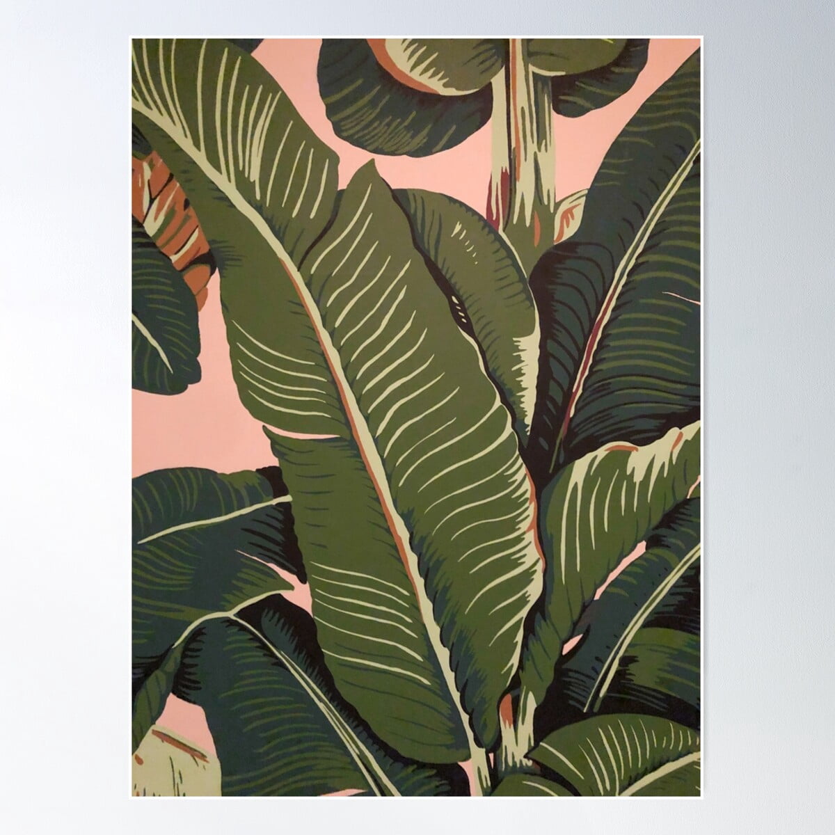 Beverly Hills Wallpaper Poster Wall Art, Modern Wall Decor For Living ...