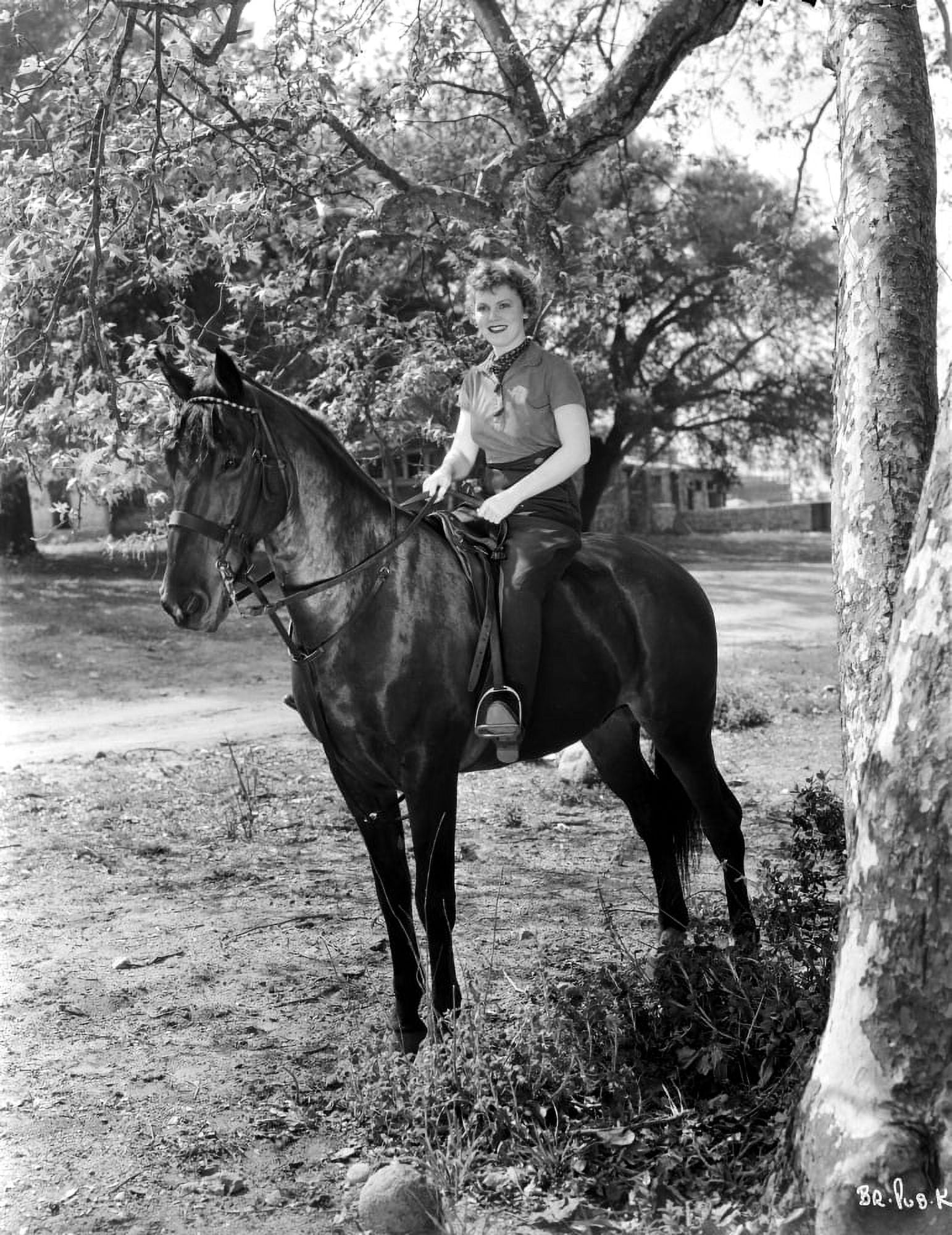 Beverly Roberts Ridding Horse in Classic Photo Print (24 x 30) - Walmart.com