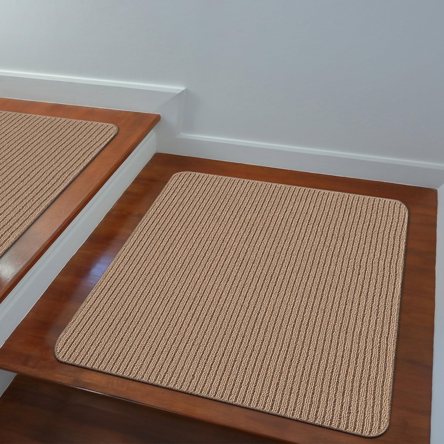 Beverly Rug Non-Slip Machine Washable 3 x 3 Beige Indoor Area Rugs ...