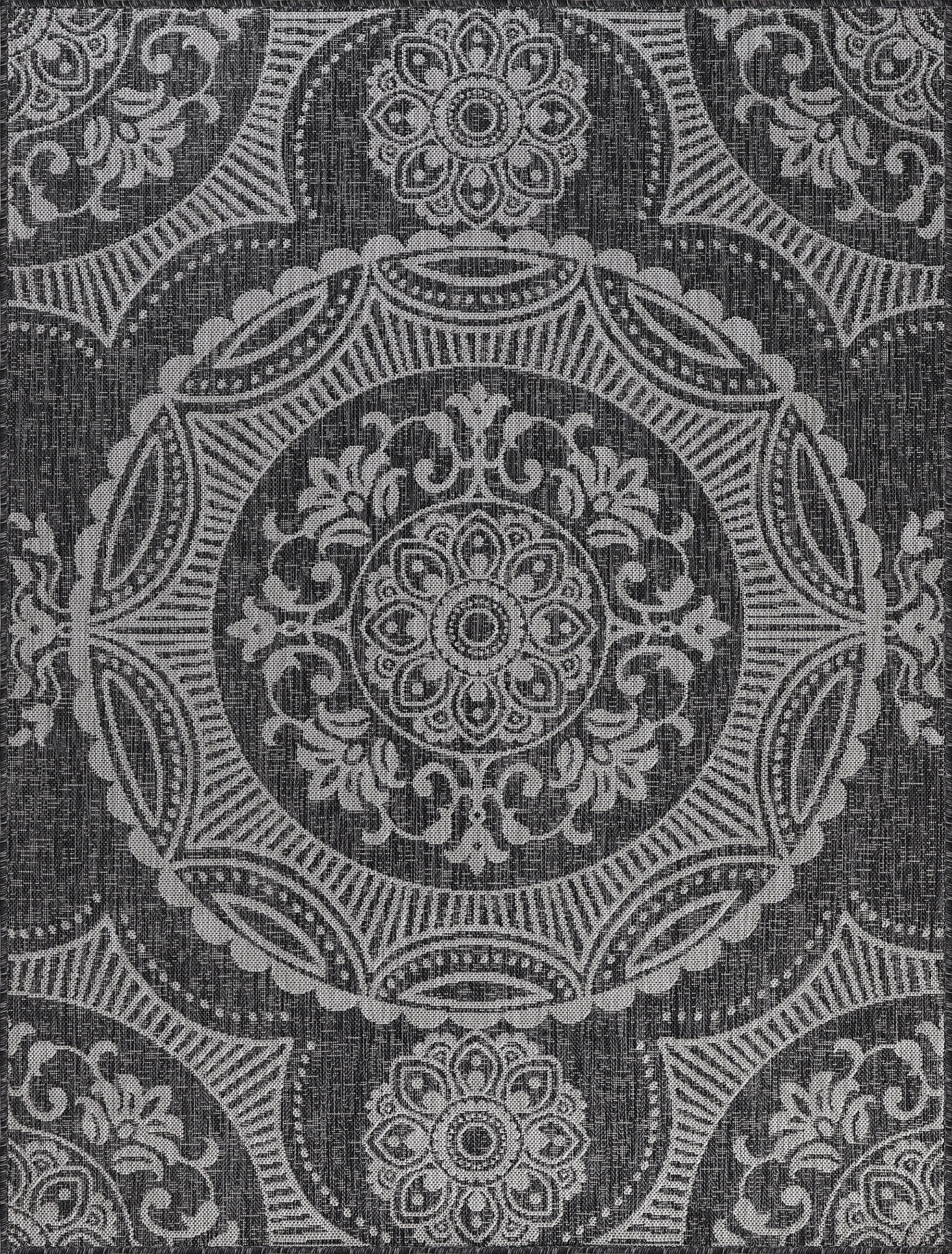 Beverly Rug Polypropylene Area Rug, Weather Resistant, 8' x 10', for ...