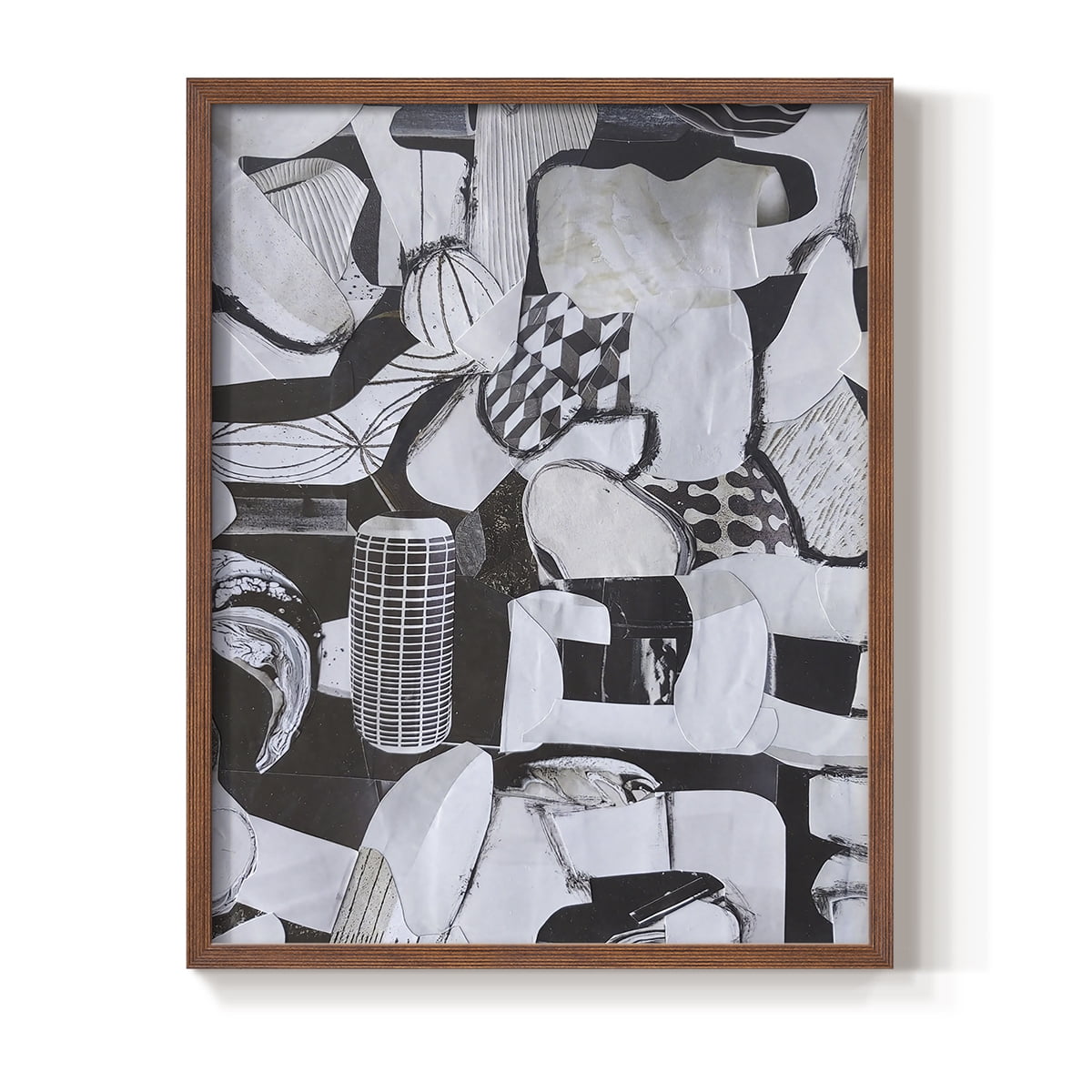 Beverlywood City Forms Framed Print in Brown Solid Wood Framed Print No ...