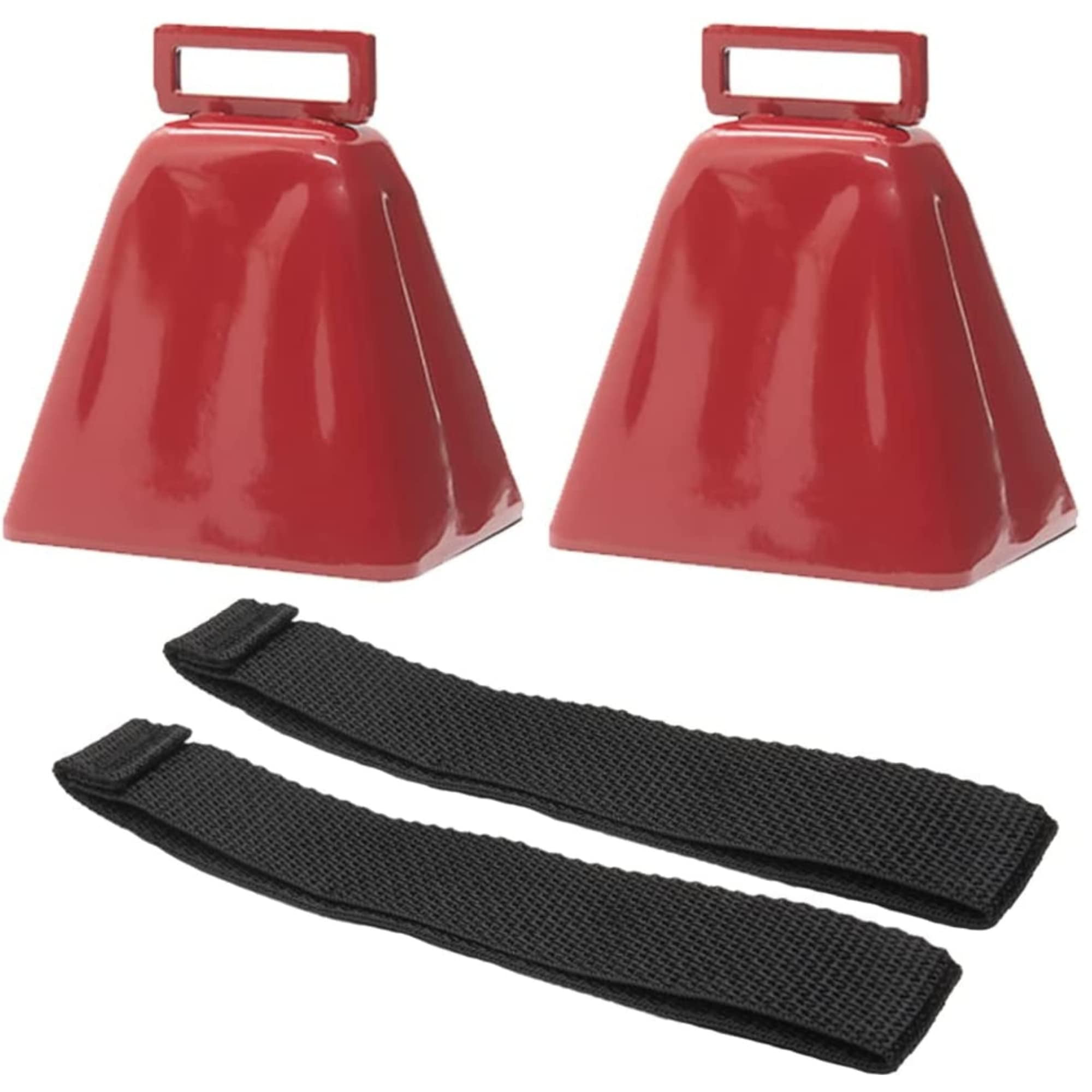 Bevin Bells Long Distance Cow Bells 10LD (Red & Red) | Christmas Bells ...