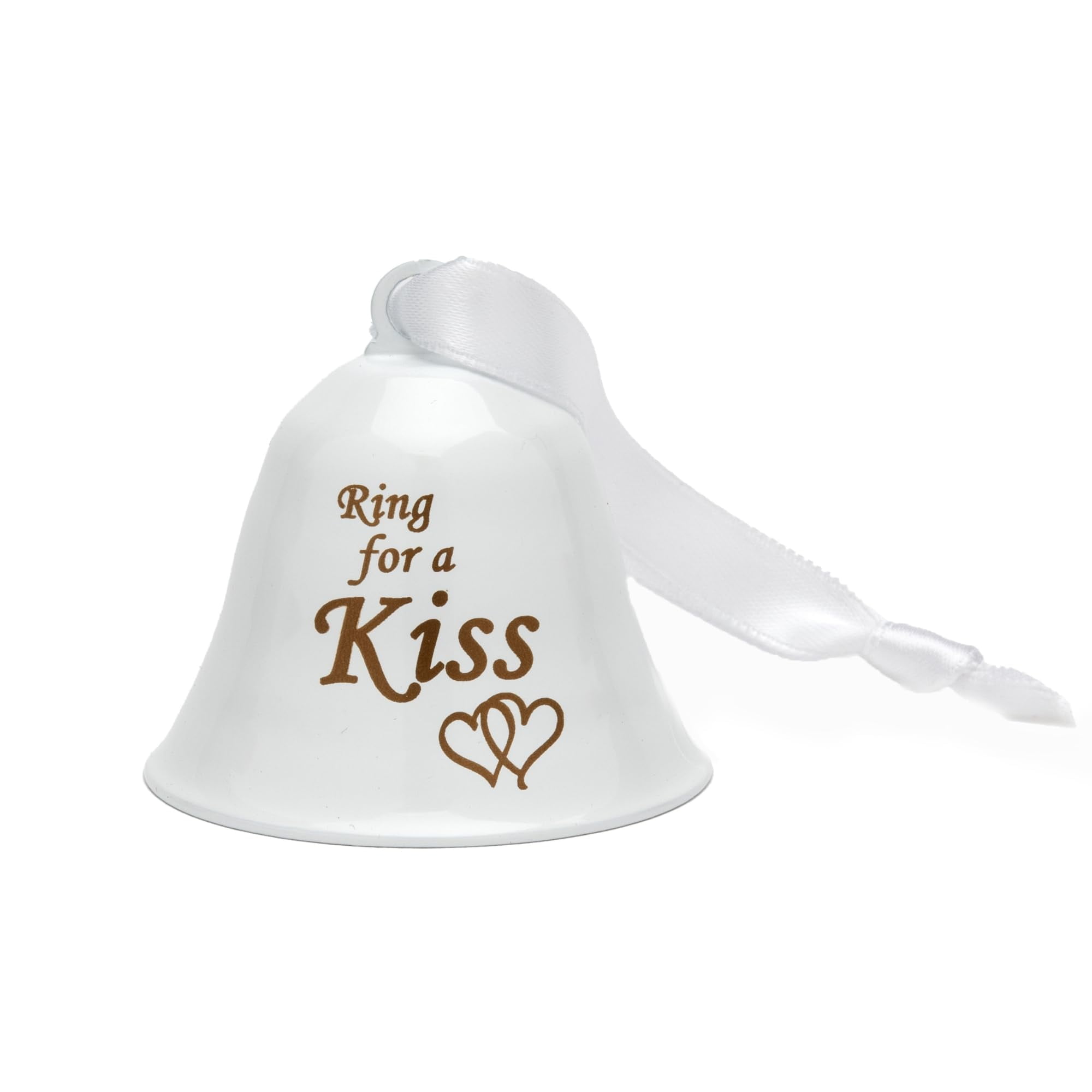 Bevin Bells Ring for a Kiss Wedding Bell | 2 Pack | Loud Cowbell, Tea ...