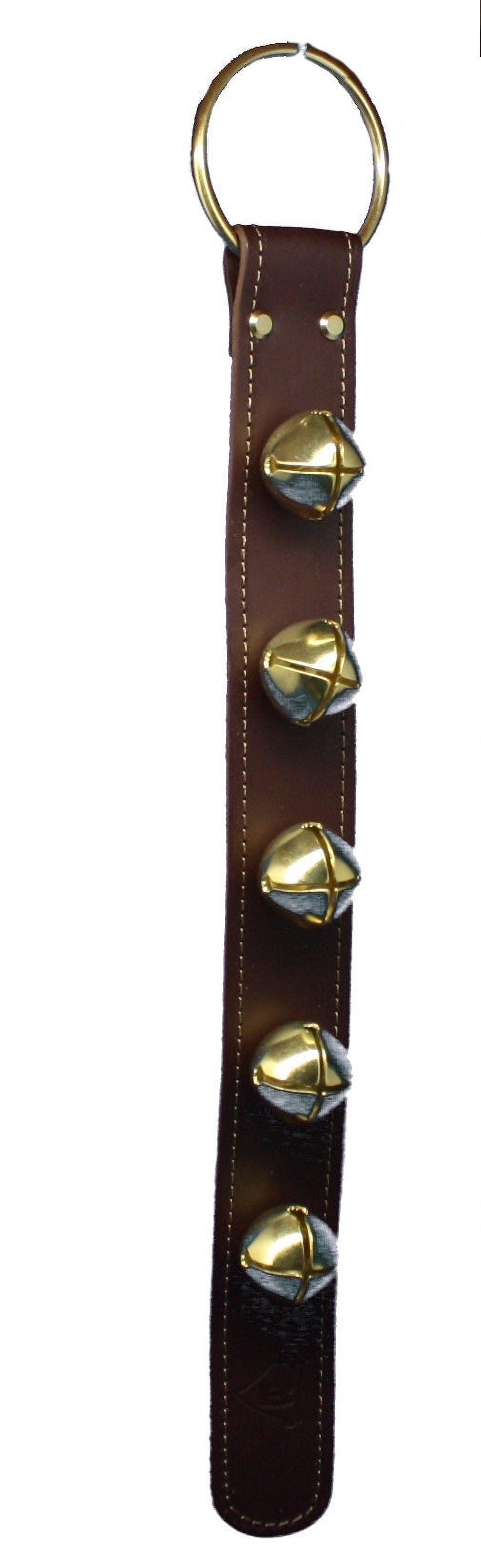 Bevins Bells Sleigh Bell Strap with 5 Bells - Brown - Walmart.com