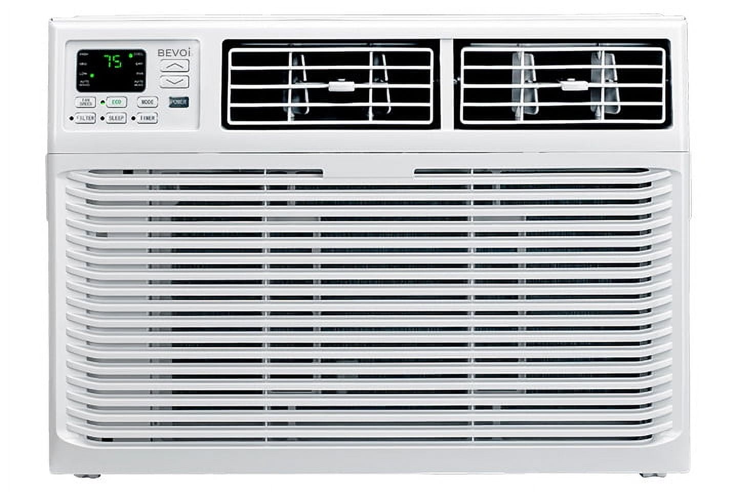 Bevoi BEV12WiNHFMID 12,000 BTU Window Air Conditioner Heat and Cool ...