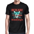 Beware the DemoCorgin T-Shirt, Funny Demogorgon Corgi Parody Tee, Silly ...