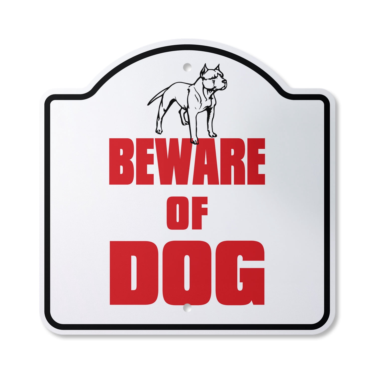 Beware Of Dog 14" X 14" Sign | Indoor/Outdoor Plastic | SignMission ...