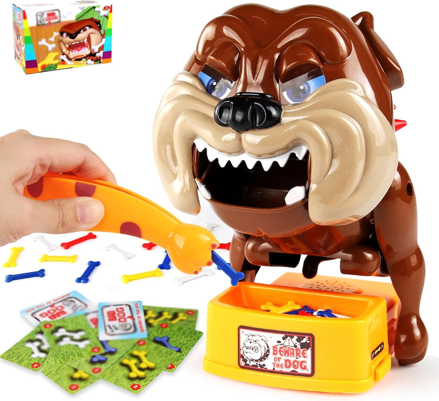 Beware of The Dog Game - Interactive Electric Dog Toy with Biting ...