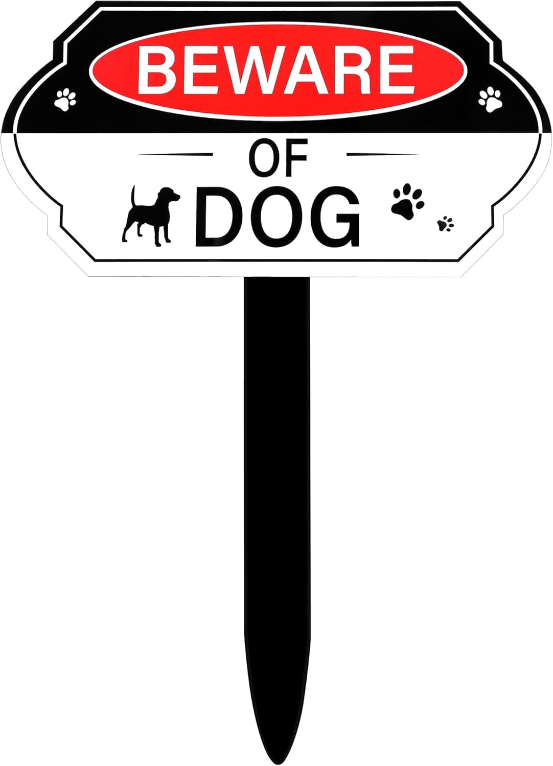 Beware of Dog Sign with Stake Warning Signs for Property Guard Dog Sign ...
