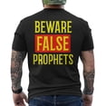 Beware False Prophets Christian Faith Motivation Back T-Shirt - Walmart.com