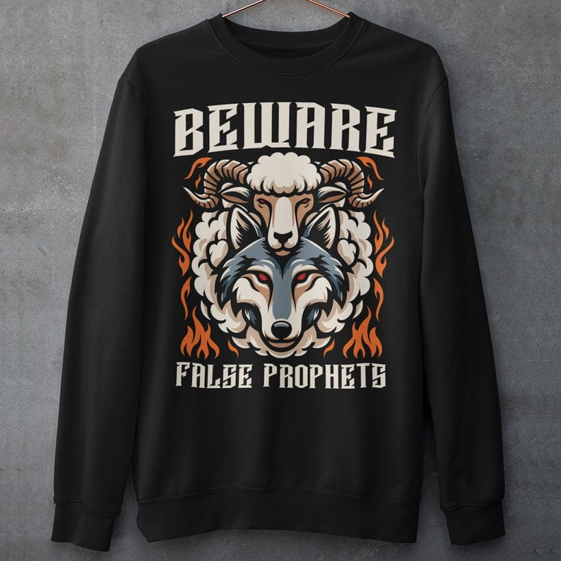 Beware False Prophets Sweatshirt - Walmart.com Beware False Prophets Sweatshirt - Walmart.com