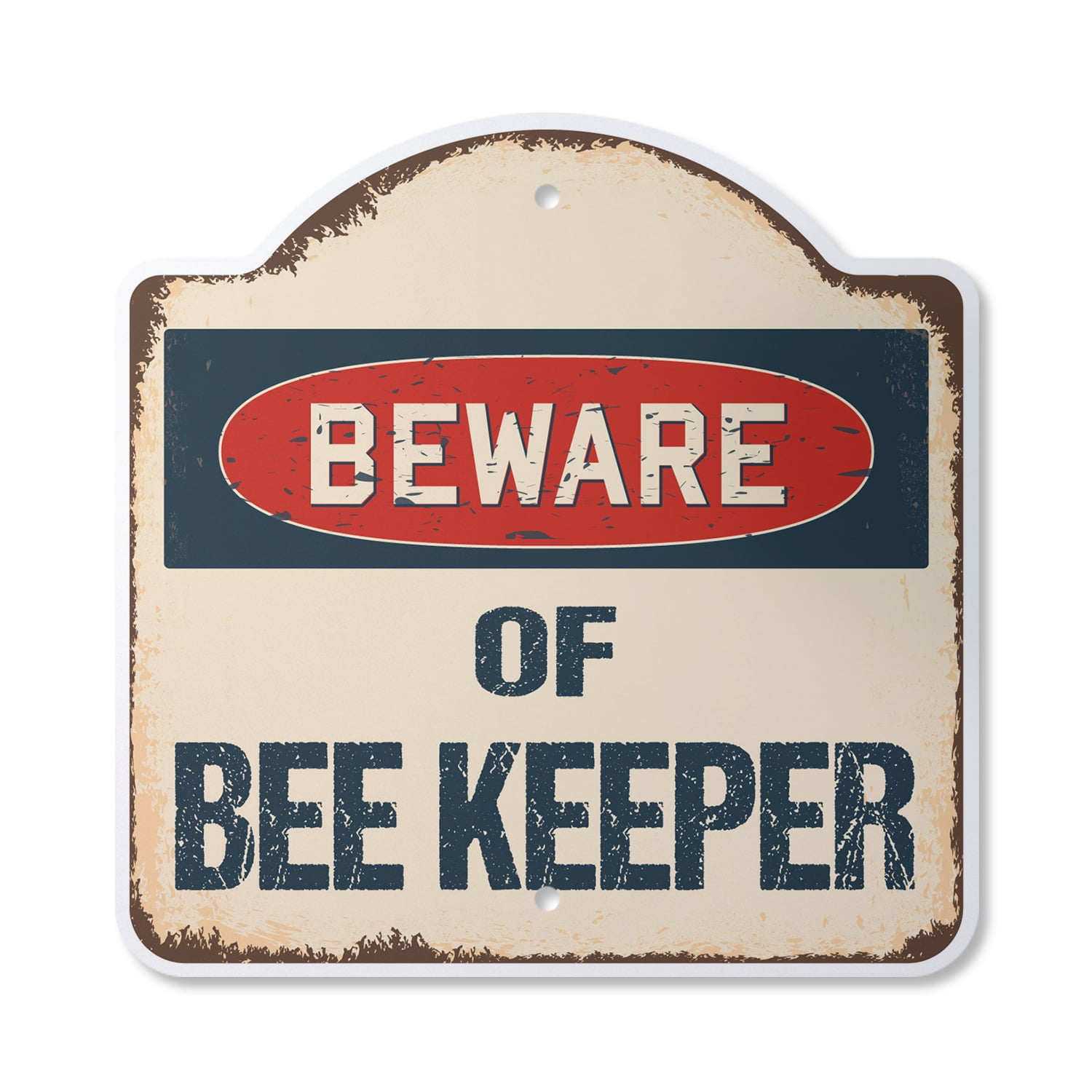 Beware Of Bee Keeper 12" X 12" Sign | Indoor/Outdoor Plastic ...