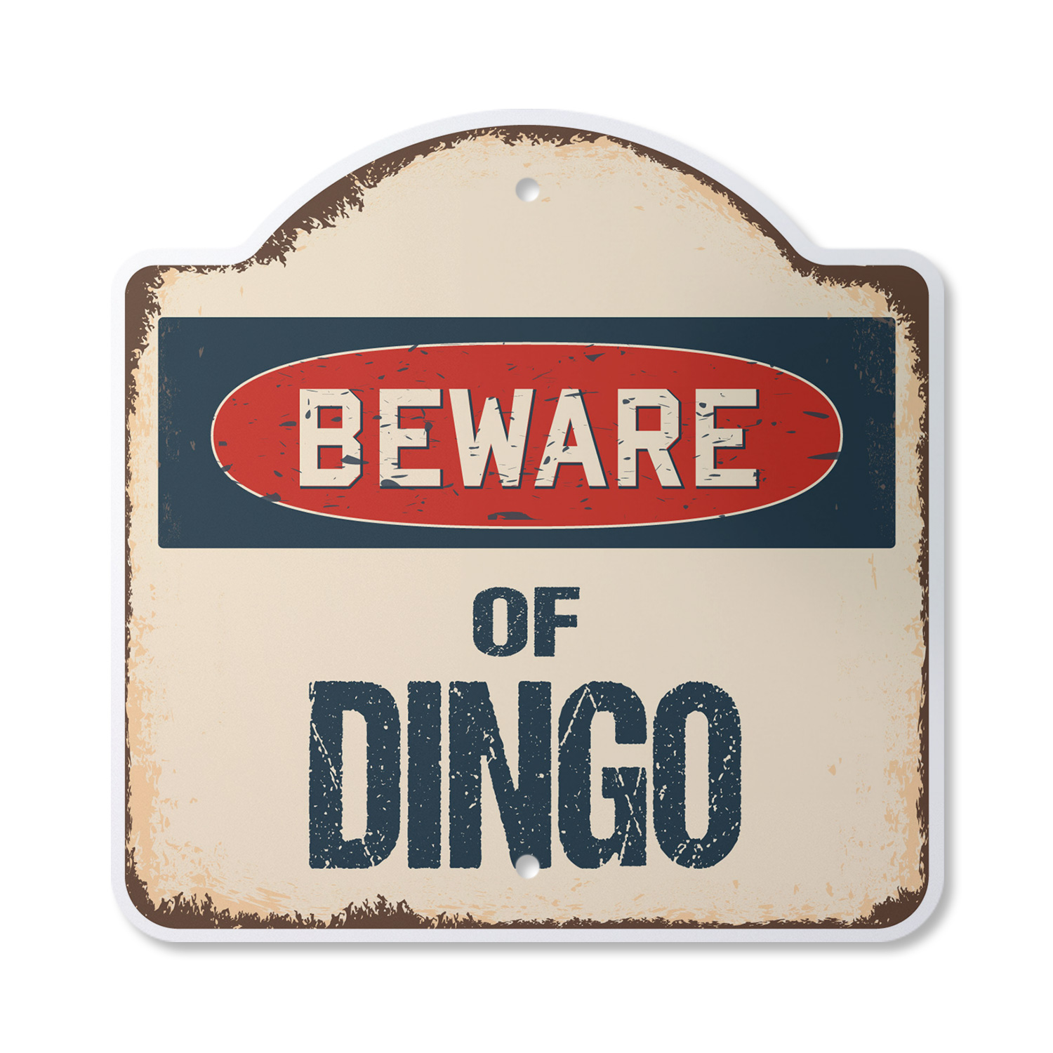 Beware Of Dingo 14" X 14" Sign | Indoor/Outdoor Plastic | SignMission ...
