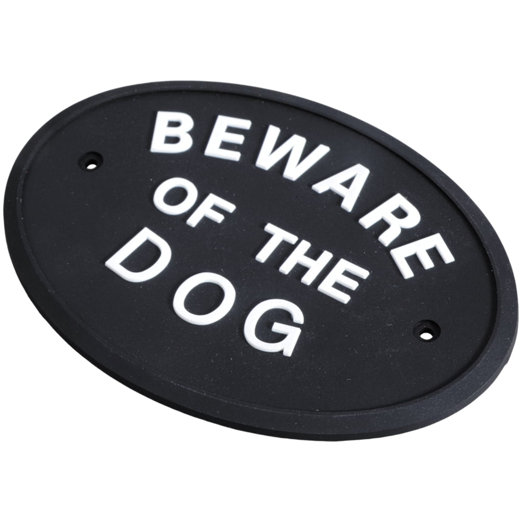 Beware Of Dog Sign & Fade Garden Sign Gate Warning Sign Upgrades Easy ...