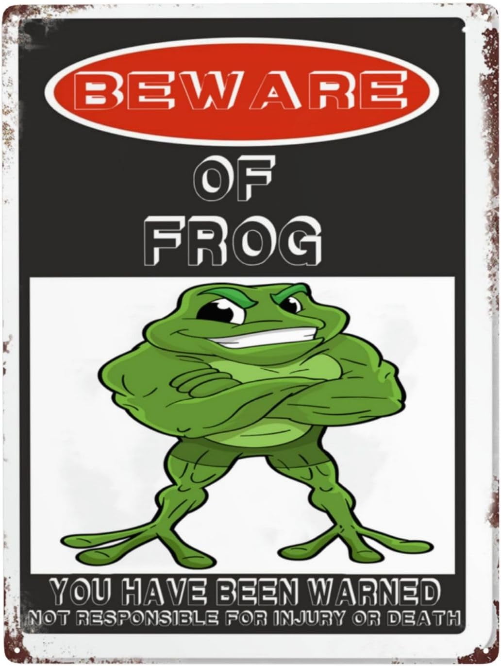 Beware Of Duck Sign,12"X 17.2" Rust Free Beware Of Duck Warning Signs ...