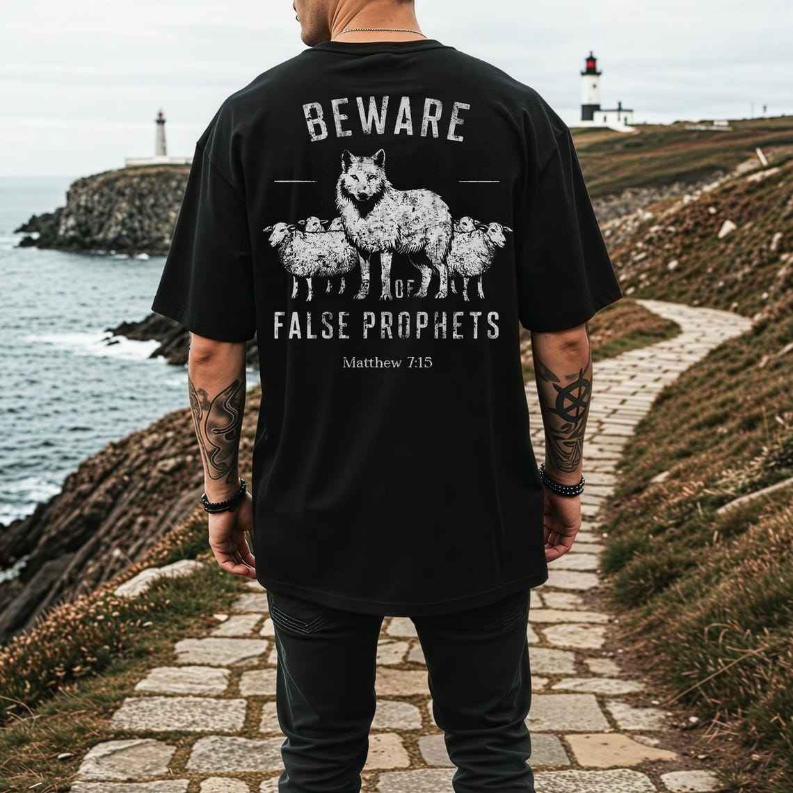 Beware Of False Prophets T-Shirt | Wolf In Sheep'S Clothing Shirt ...