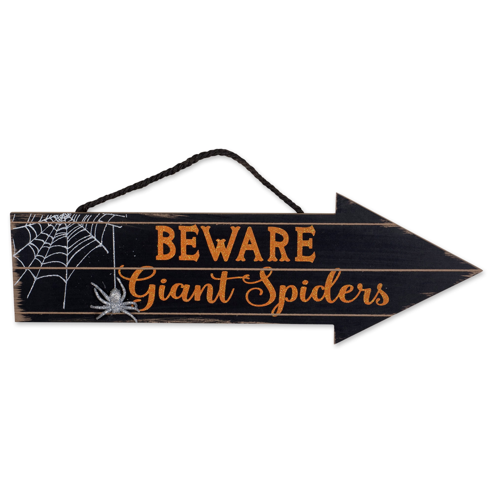 Beware Of Spiders Hanging Sign - Walmart.com