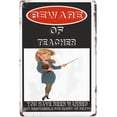Beware Of Teacher Sign,12"X 8" Rust Free Beware Of Teacher Warning ...