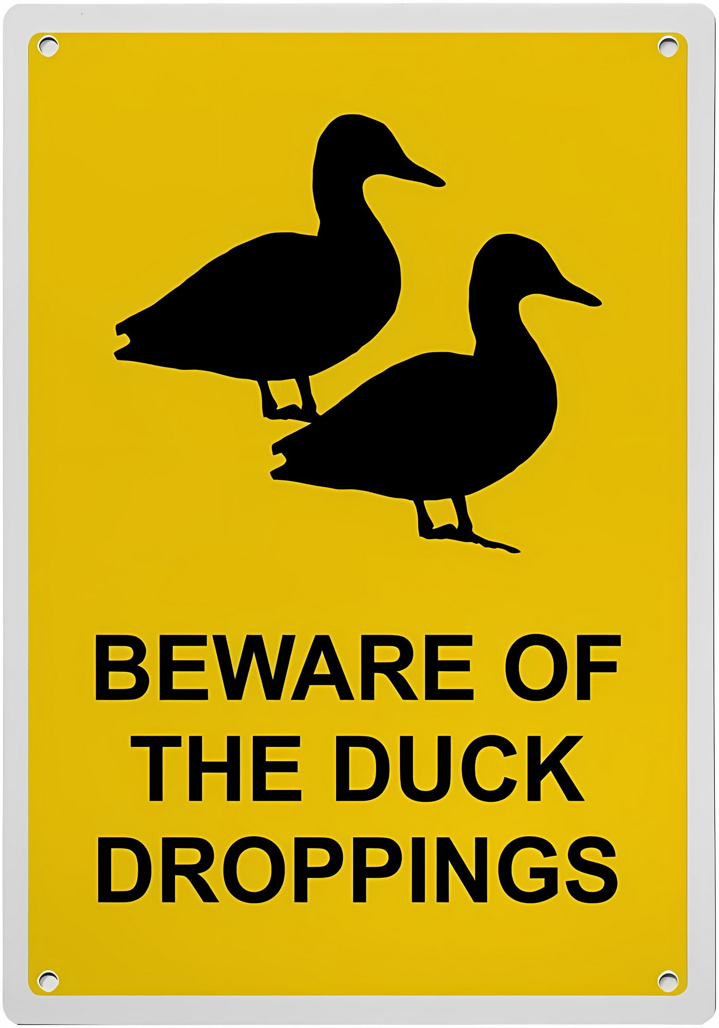 Beware Of The Duck Droppings 8"x12" OSHA Compliant Farm Safety Sign ...