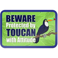 Beware Protected by Turtle with Attitude Sign - Walmart.com