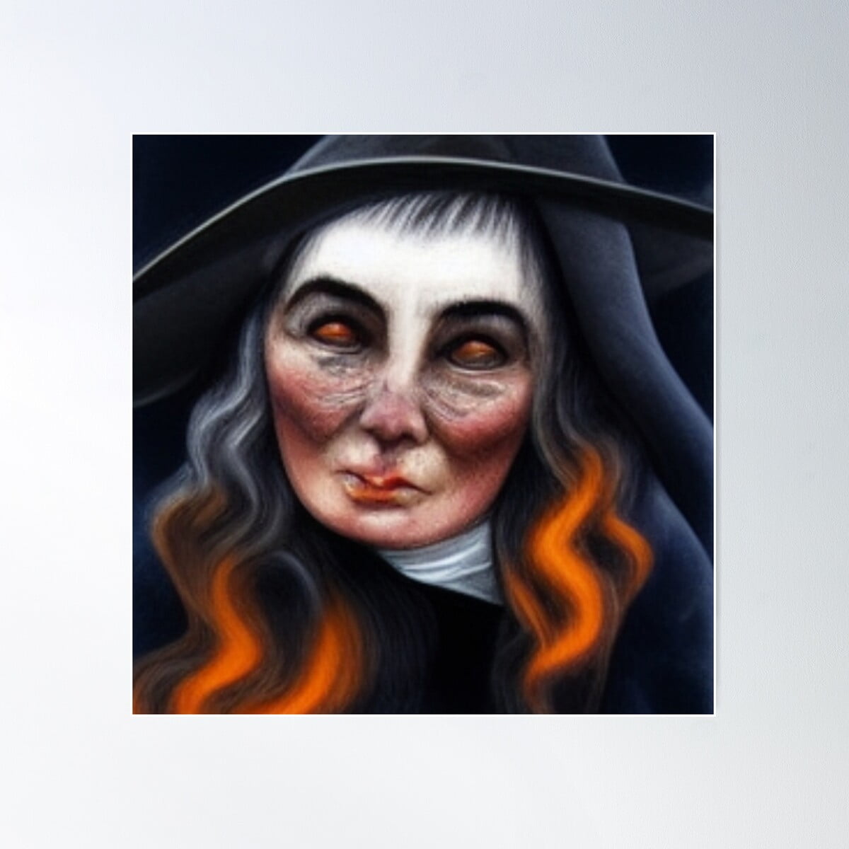 Beware The Witch Poster Wall Art, Modern Wall Decor For Living Room ...