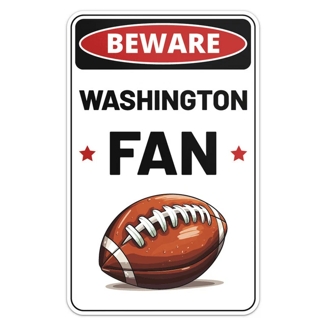 Beware Washington Fan Sticker Phone Decal Water Bottle Stickers Car ...