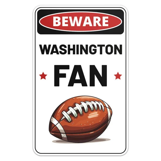 Beware Washington Fan Sticker Phone Decal Water Bottle Stickers Car ...
